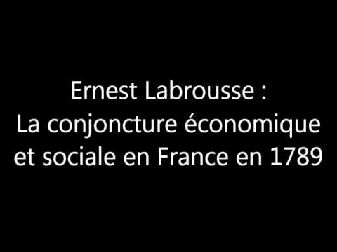 Ernest Labrousse : la conjoncture économique et sociale en France en ...