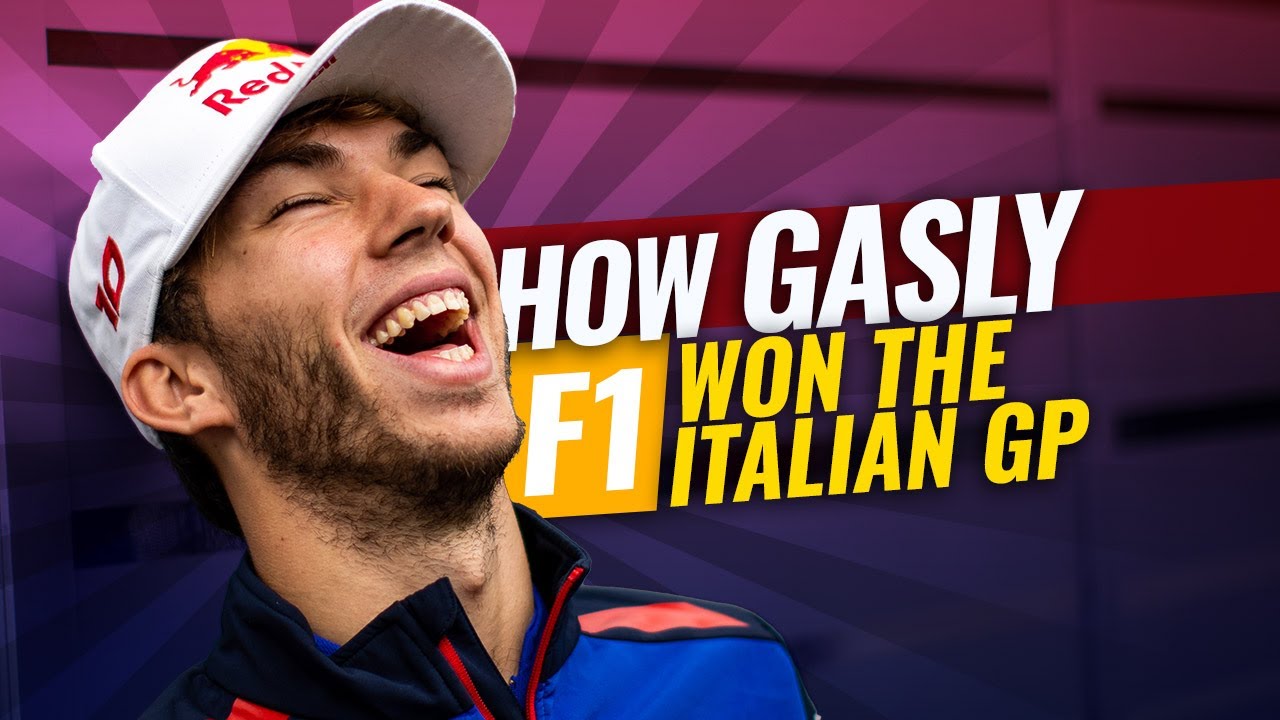 How Pierre Gasly won his first Formula 1 Grand Prix in Monza, Italy ...