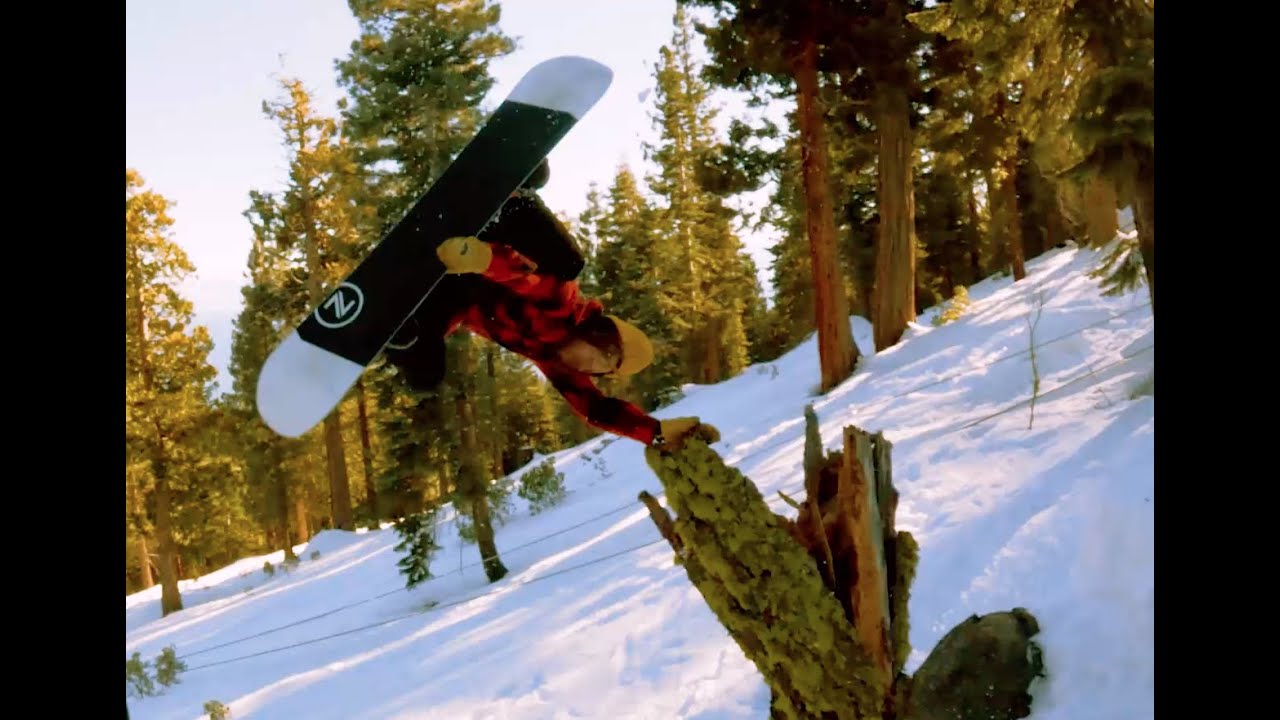Backyard Portable Rope Tow in Tahoe - YouTube