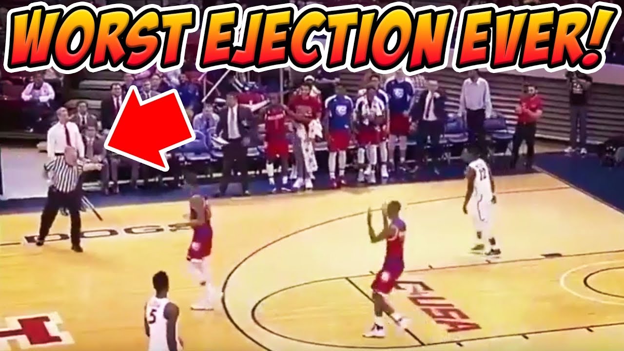 The WORST Ejection In Basketball History (VIDEO) - YouTube