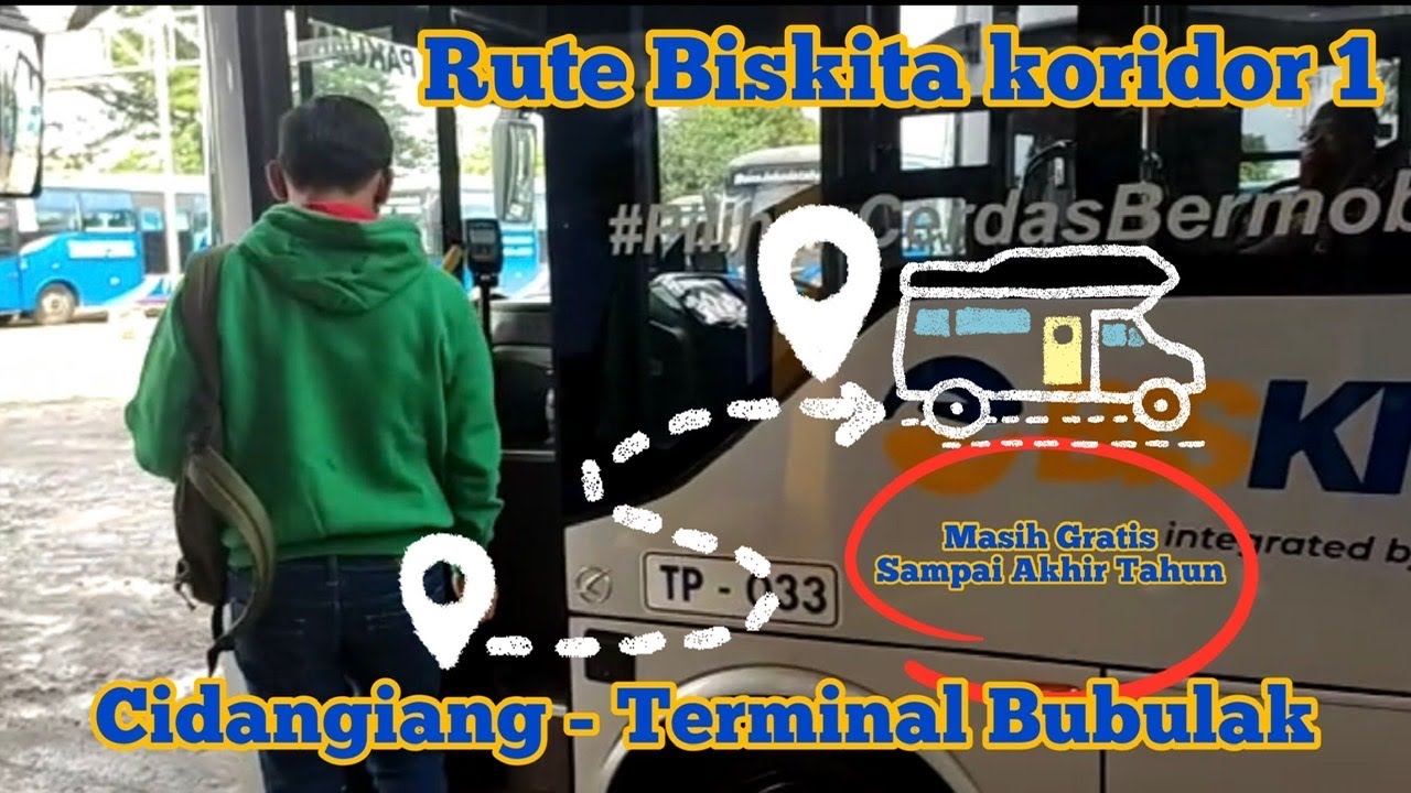 Biskita Trans Pakuan Bogor || Rute Koridor 1 Cidangiang - Terminal ...