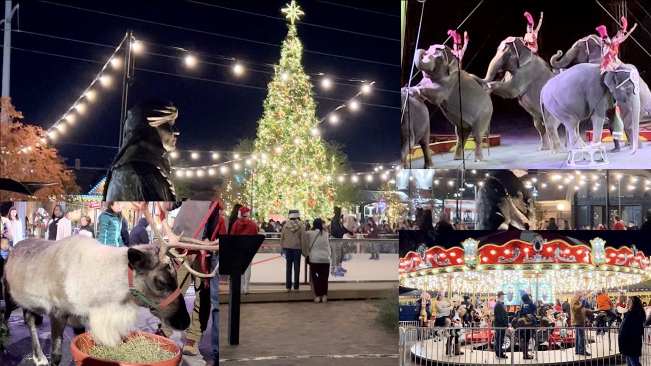 A Day At A Christmas Parade & Circus! - YouTube