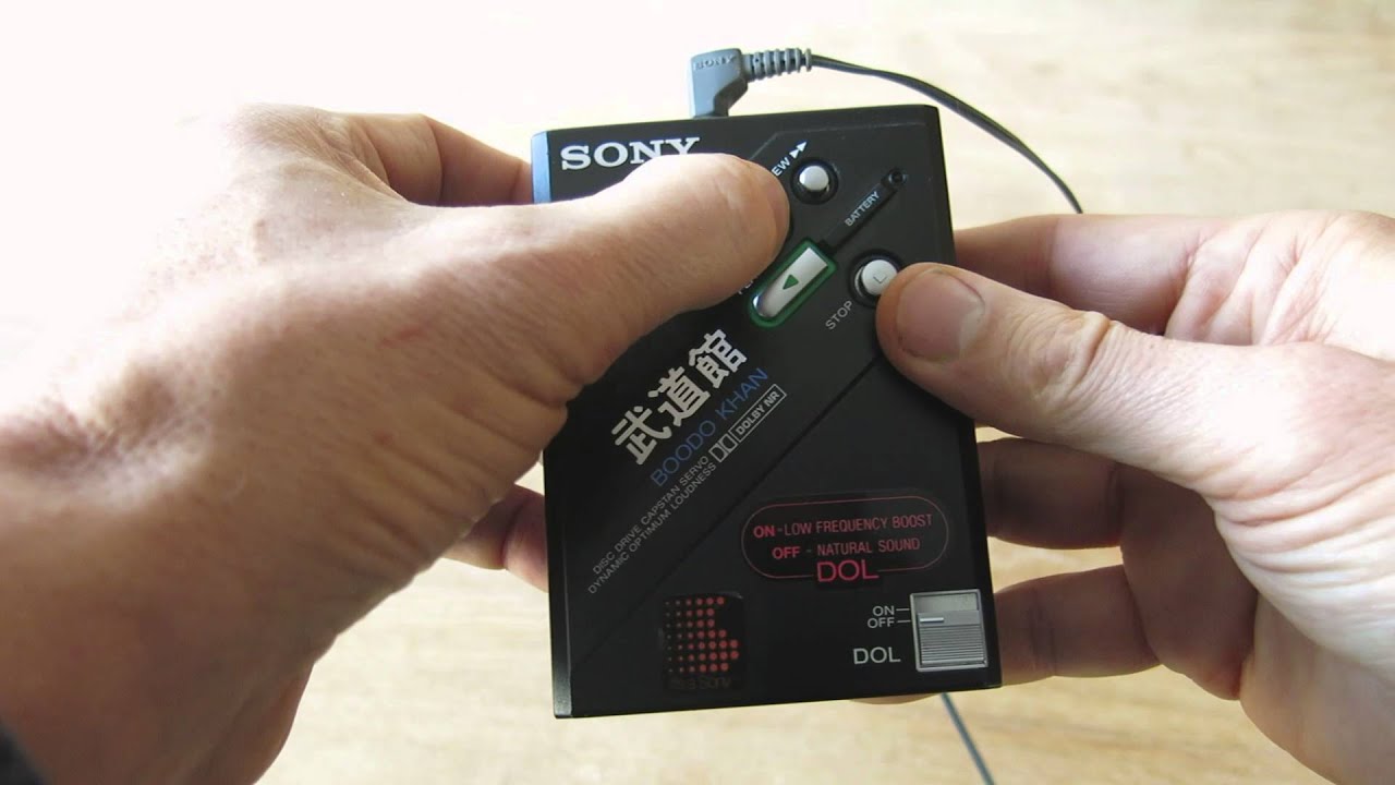 Rare SONY 'BOODO KHAN' DD-100 WALKMAN - YouTube