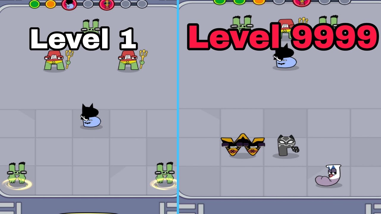 Max Level in Merge Alphabet 2d Fusion Fight Game New Update - YouTube