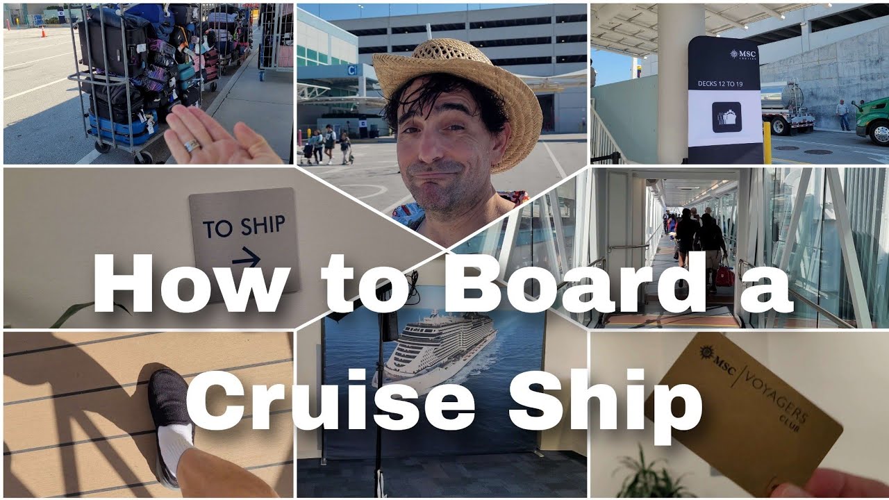 How To Cruise: Embarkation, Boarding a Cruise Ship - YouTube