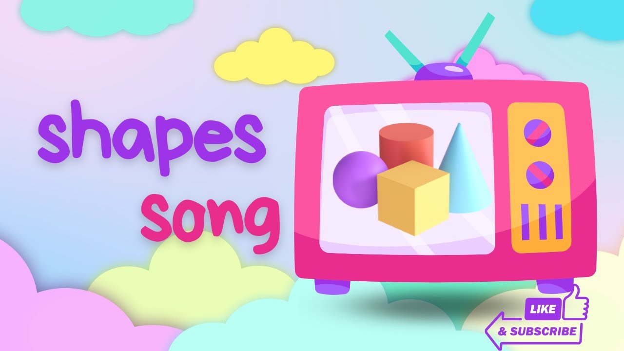 SHAPES SONG WITH DAY TODAY OBJECTS | toddle bug | kids learning - YouTube
