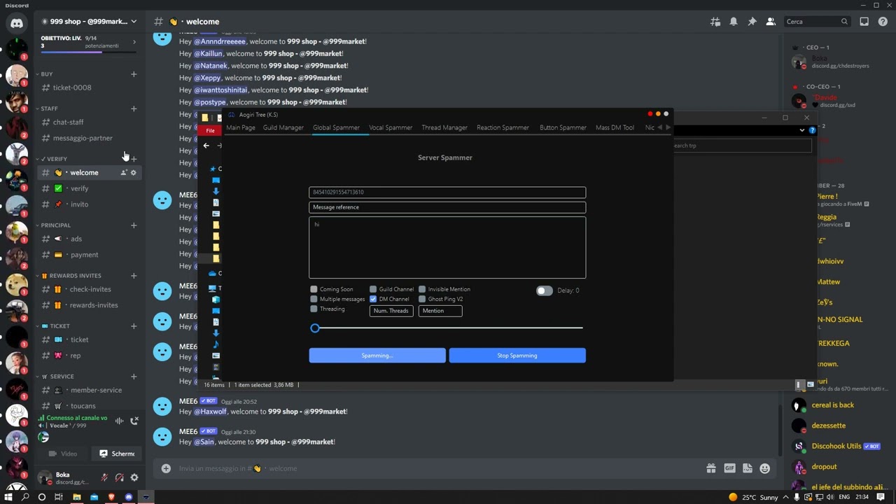 MASS DM TOOLS DISCORD INVITE DISCORD PERMANENT https://discord.gg/RD8wPss58g - YouTube