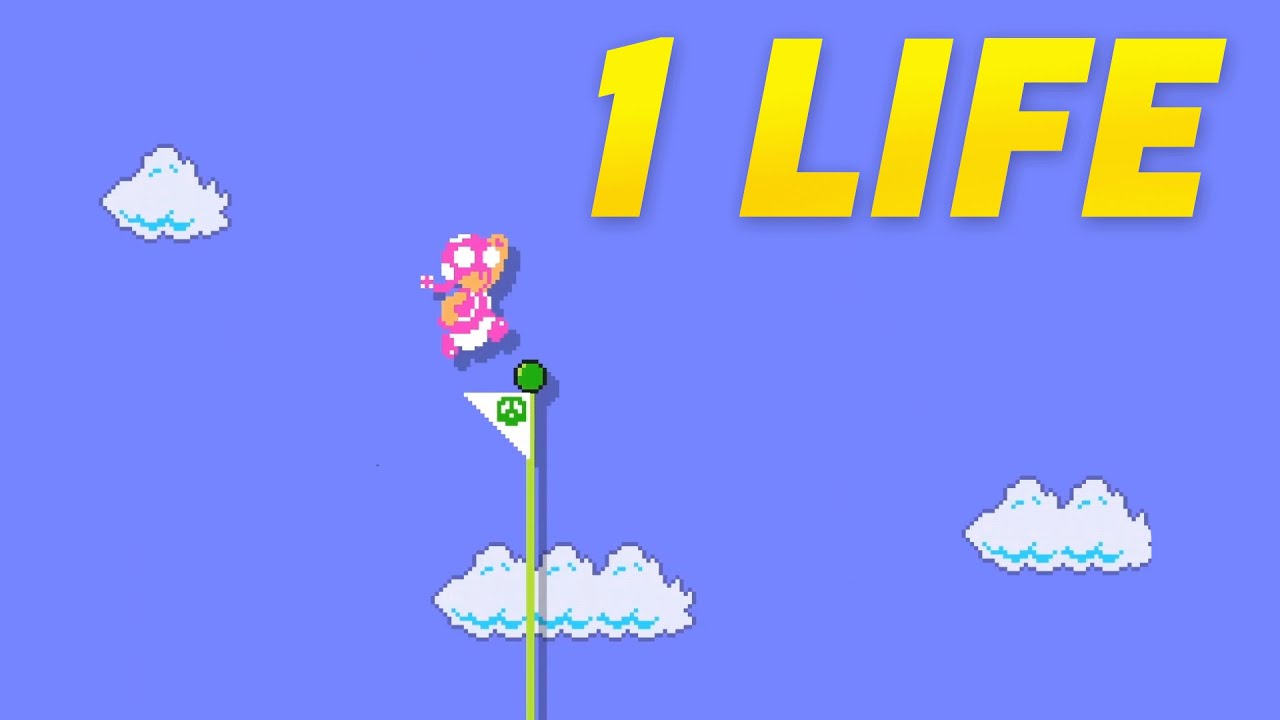 50 Levels in 1 Life (Mario Maker 2 Endless Mode) - YouTube