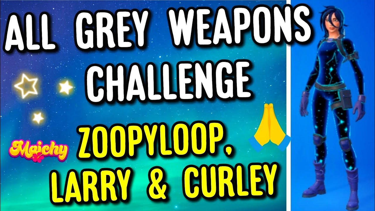 All Grey Weapons Challenge! By Jesus G 🙏 Squad Fortnite Gameplay Zero ...