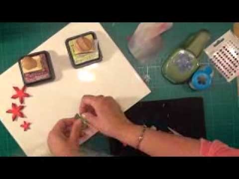 Poinsettia Flower Tutorial (card-making-magic.com) - YouTube