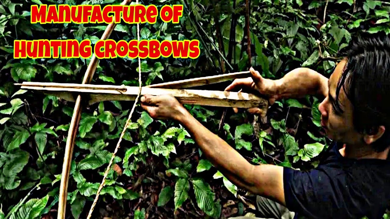 Primitive technology - Survival Challenge - Manufacture of hunting ...