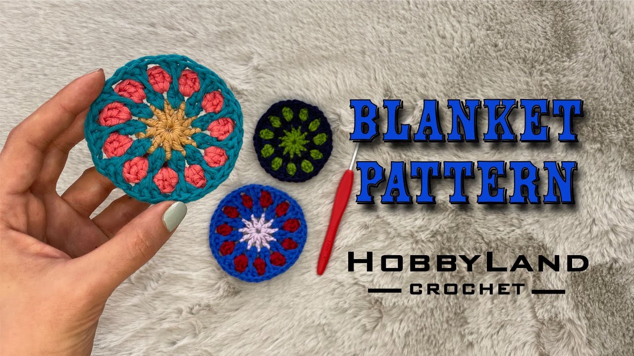 CROCHET | How to Knitting Circle Pattern - YouTube