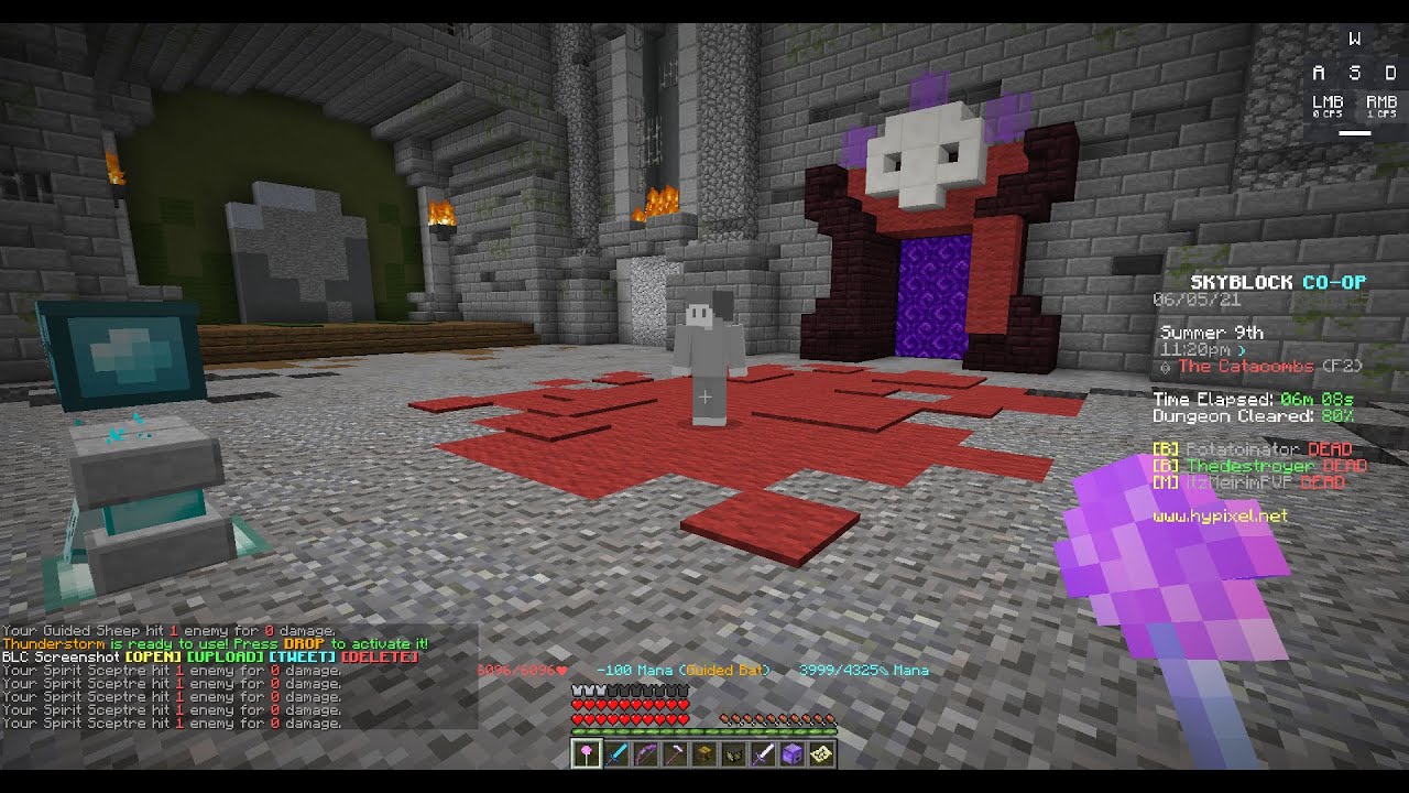 GHOST NPC?!?! Hypixel Skyblock! - YouTube