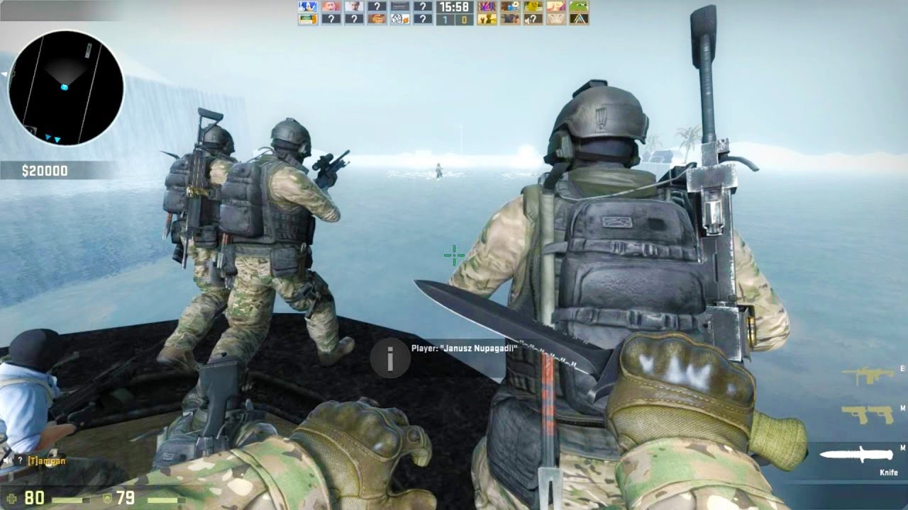 Counter Strike Global Offensive - Zombie Escape mod online gameplay on ...