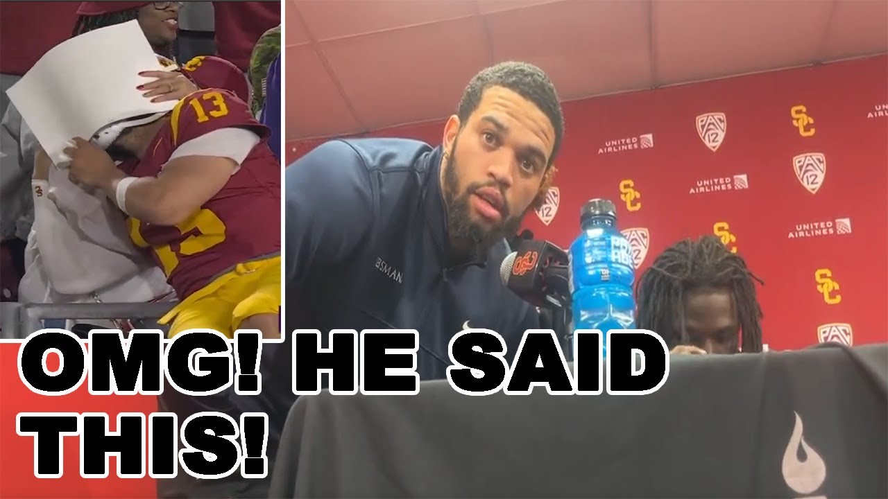 You will be STUNNED by what USC QB Caleb Williams told the media after ...