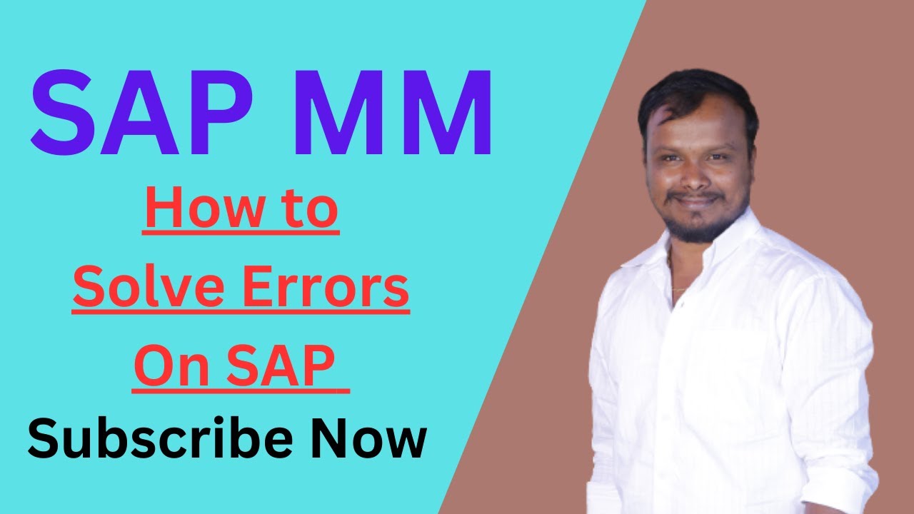 No procurement defined for material #SAP MM - YouTube