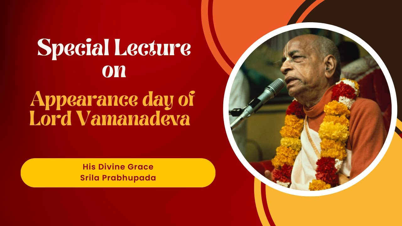 Sri Vamana Dwadasi | Appearance of Lord Vamanadeva | Vishwa Guru Srila ...
