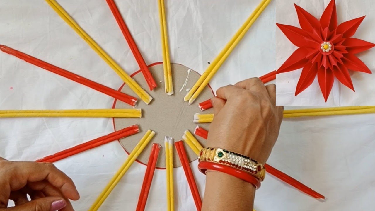 Beautiful paper crafts Wall hanging ideas#sniti & kriti crafts - YouTube