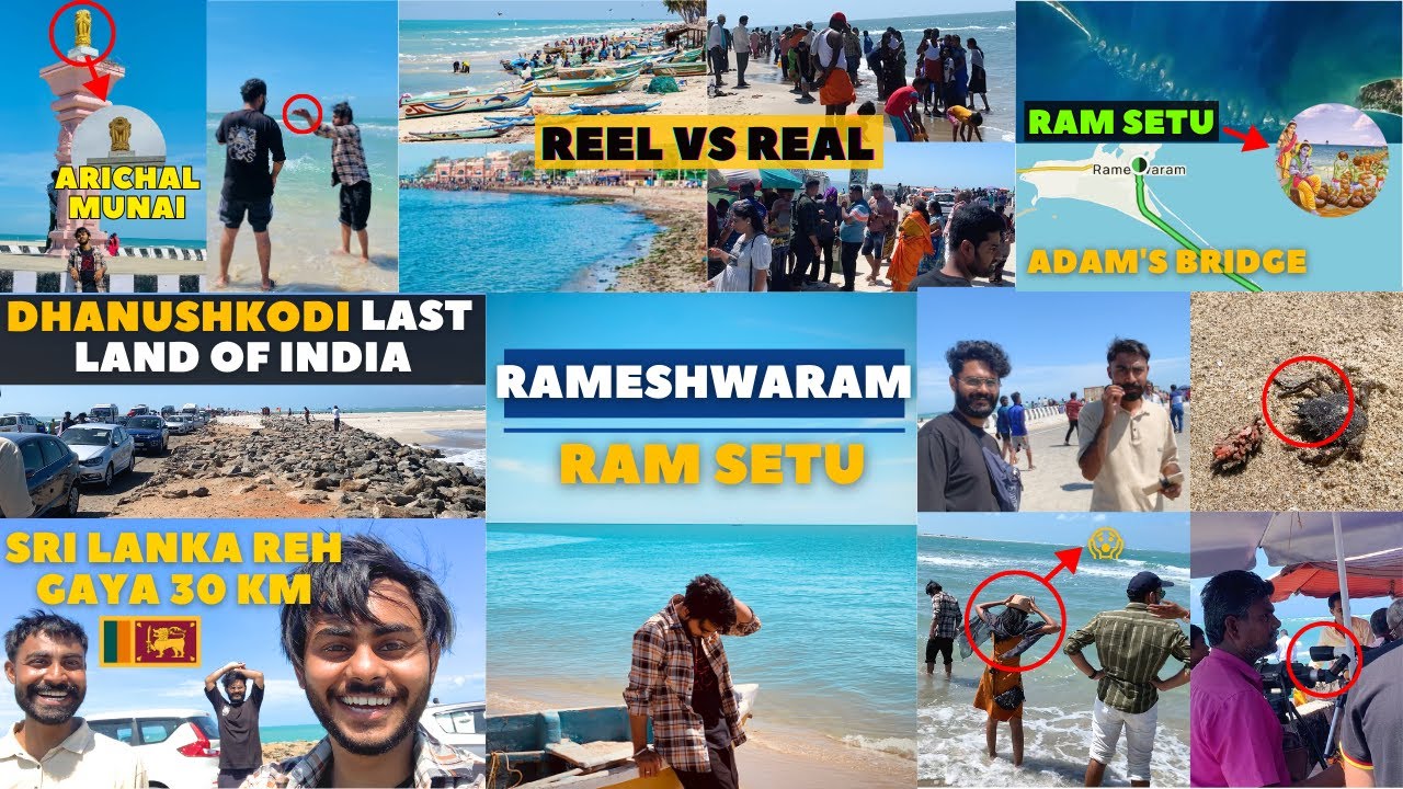 End of India Rameshwaram : Dhanushkodi - The Last Village | Ram Setu ...