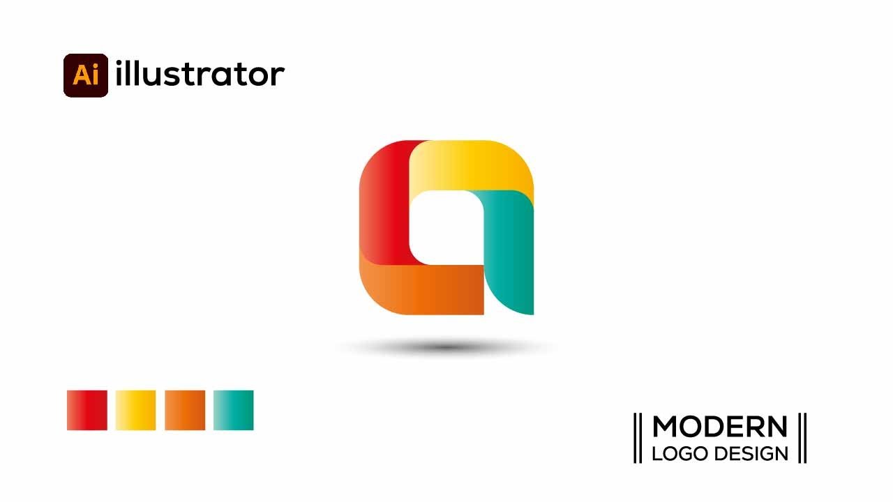How to make Professional a modern Logo Design Adobe Illustrator ...