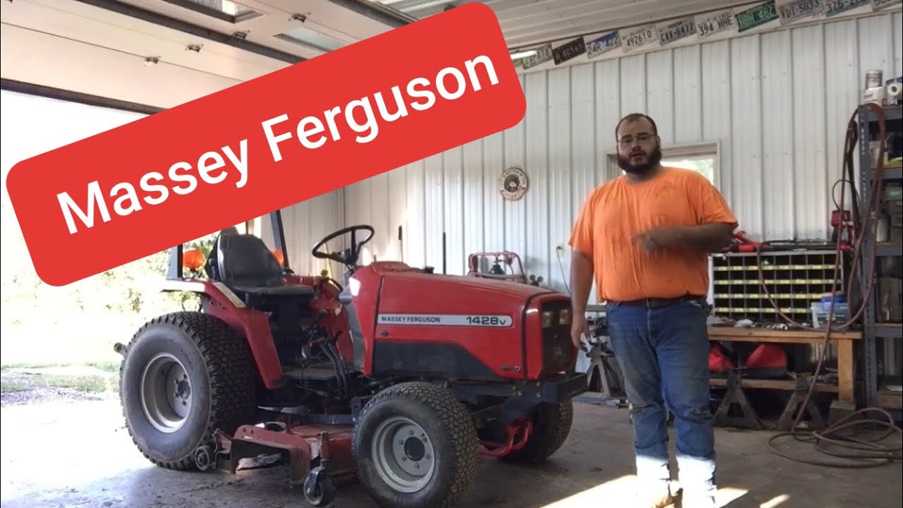 Massey Ferguson mower deck service - YouTube