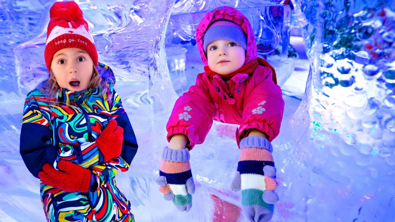 Five Kids Frozen Ice Castle + more Children's Songs and Videos - YouTube