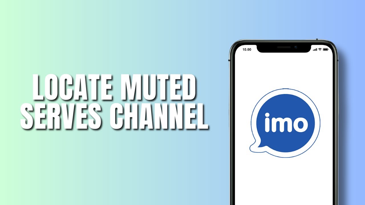 How to check for muted service channels in IMO - YouTube