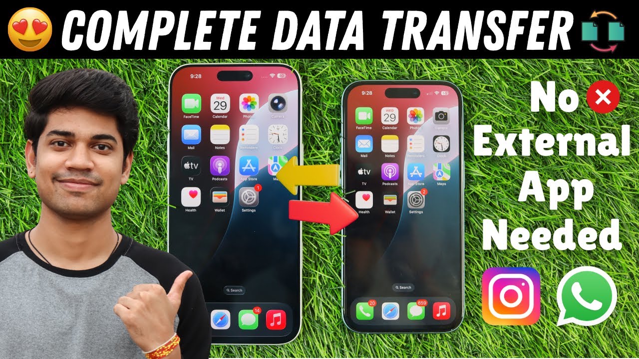 How to Transfer All Data from Old iPhone to New iPhone Complete Data ...
