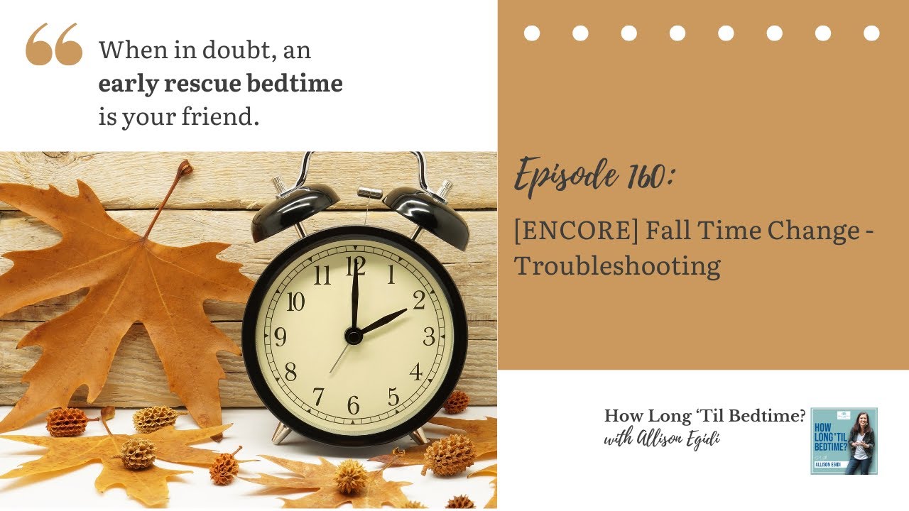 160. [ENCORE] Fall Time Change - Troubleshooting - YouTube