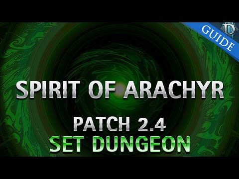 Diablo 3 - Spirit of Arachyr Set Dungeon Guide Patch 2.4 - YouTube