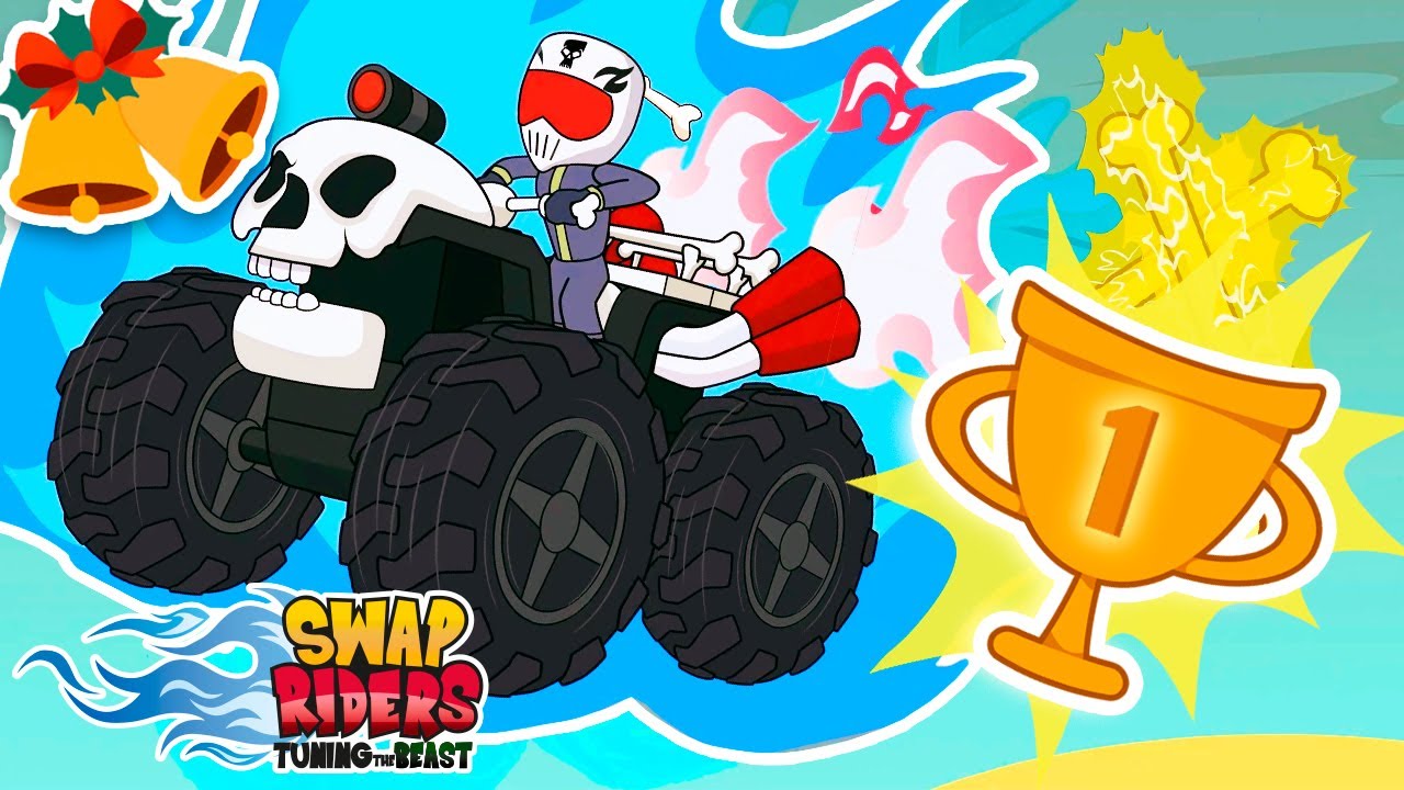 SWAP RIDERS💀🔥¡SKELETON, EL REY DE LA PISTA EN EL HIELO Y EL DESIERTO🏜 ...