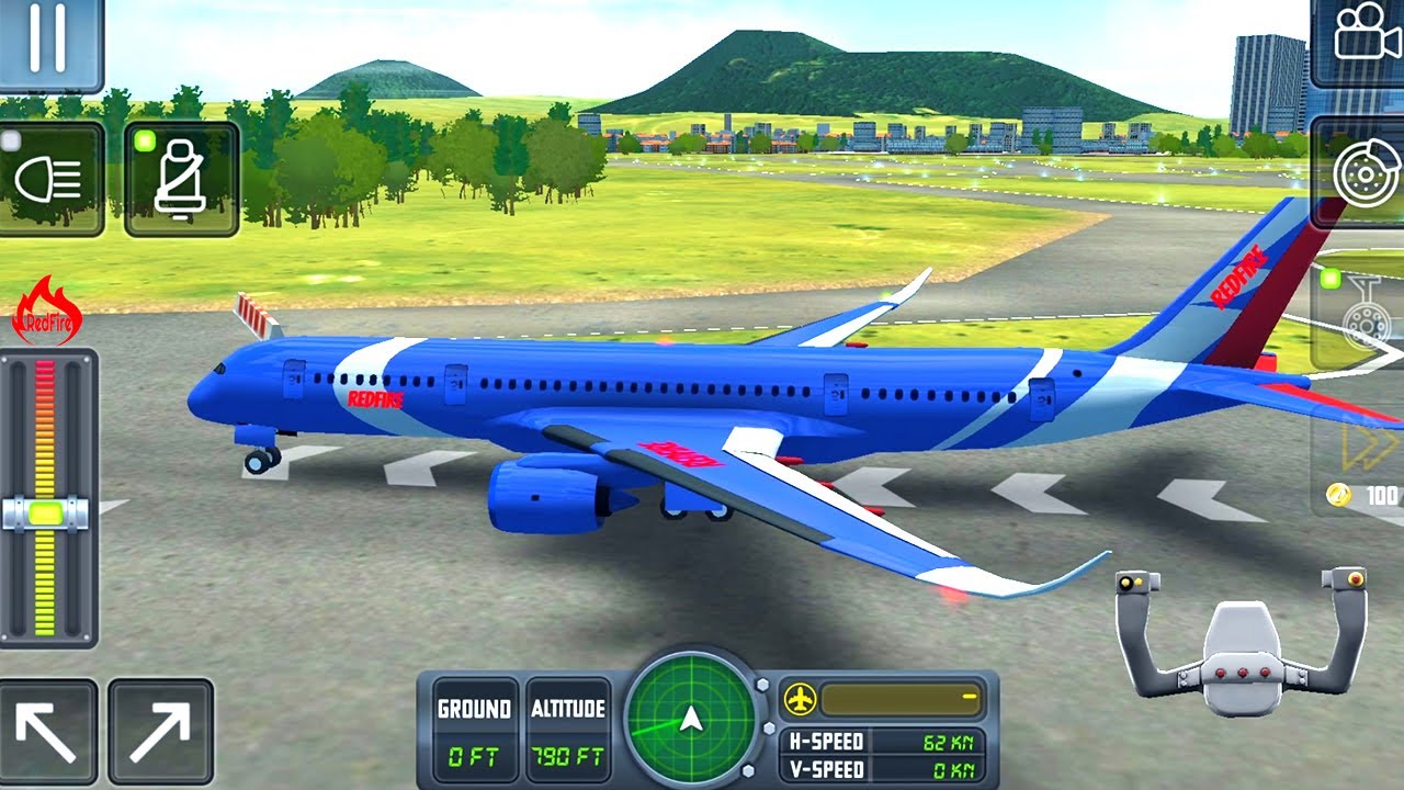 Flight Sim 2018 (Part 5) - Airplane landing game android - YouTube