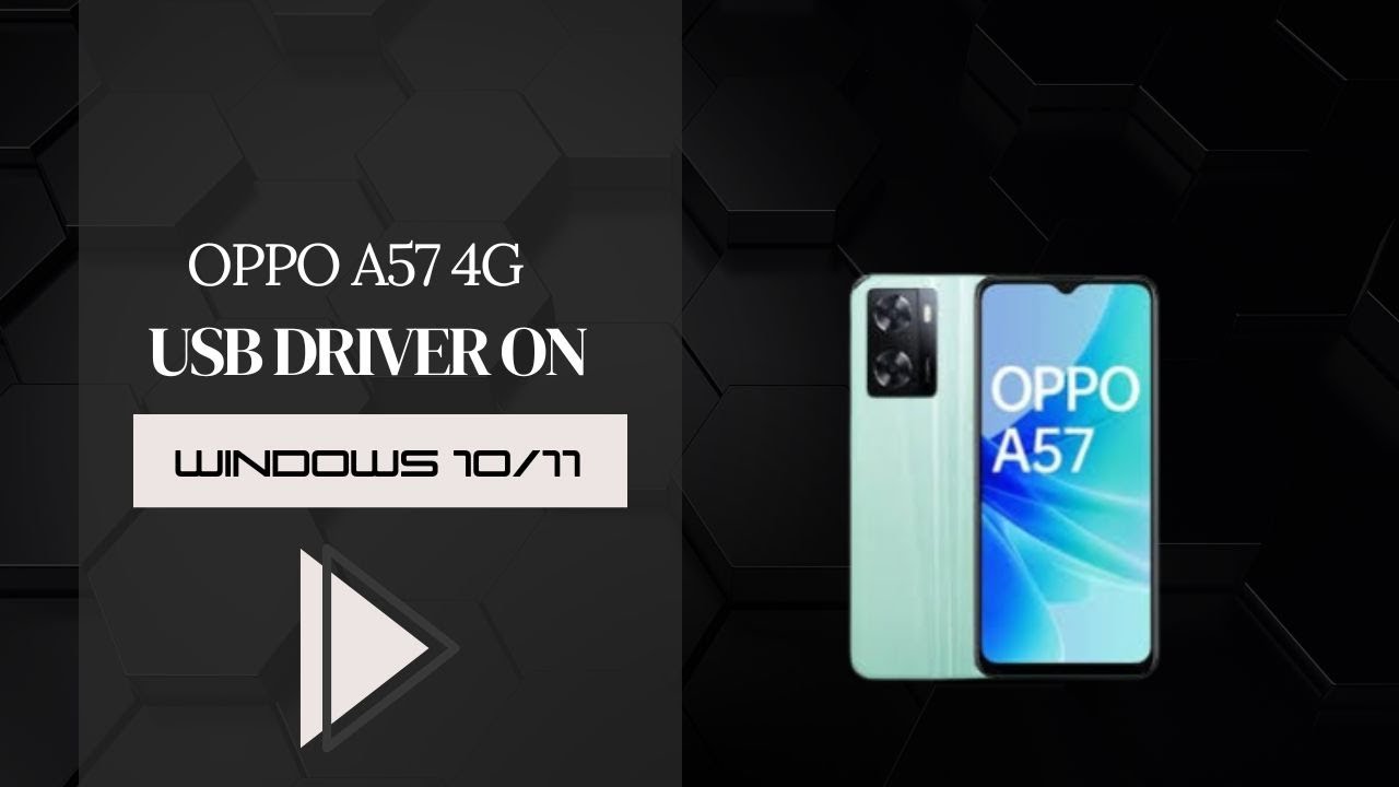 Oppo A57 4G USB Driver on Windows 10/11 Free Download - YouTube