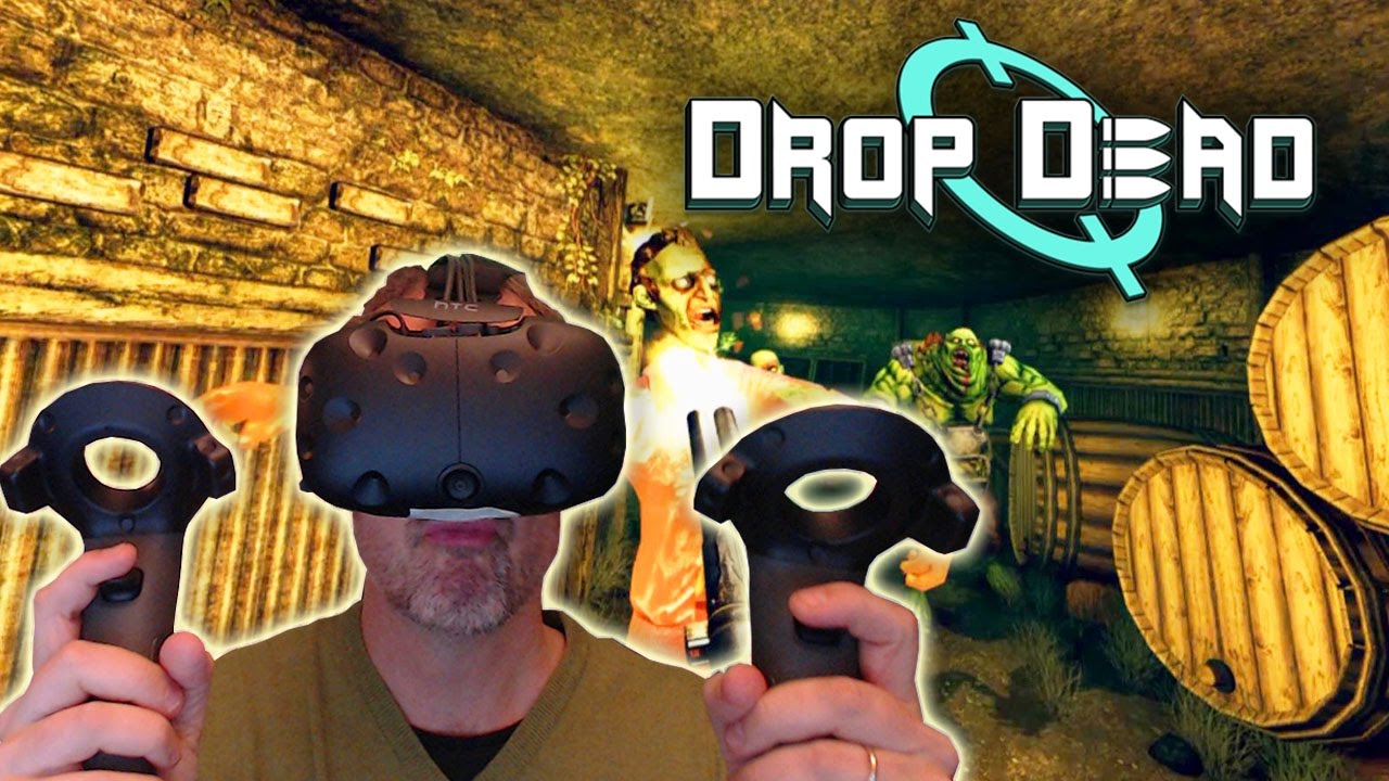DROP DEAD - VR ZOMBIE SHOOTER! (HTC Vive VR Gameplay) - YouTube