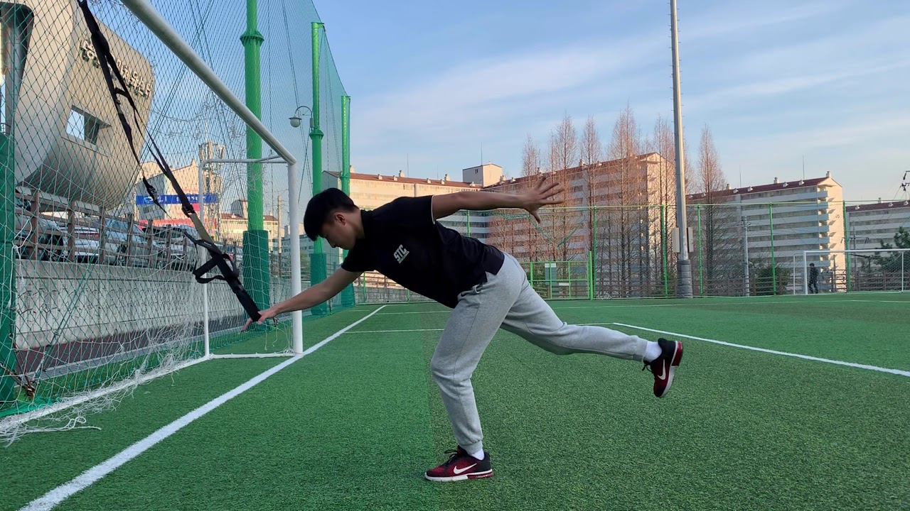[TRX][하체] TRX Sprinter Deadlift(Hamstring & Hip) - YouTube