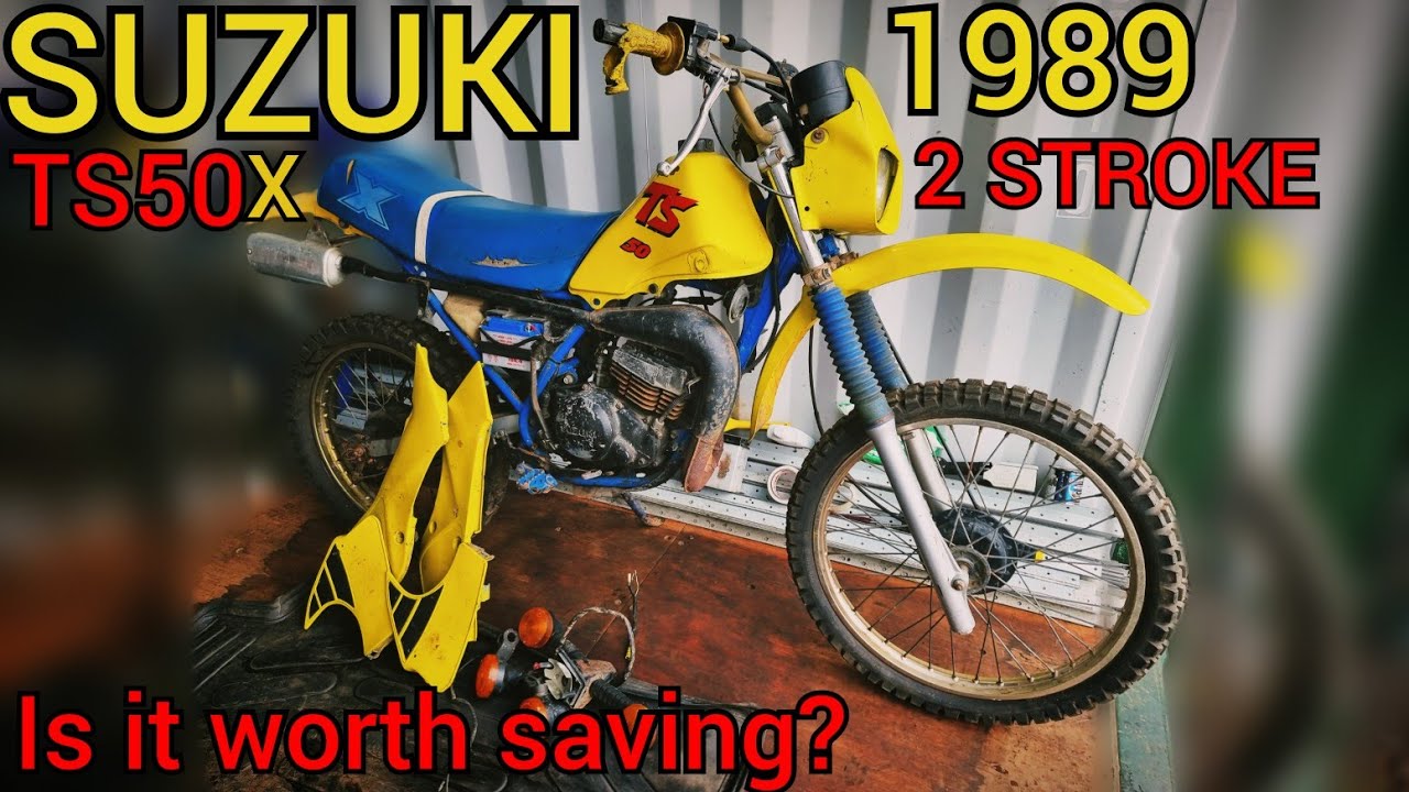CAN I FIX THIS 80s 2 STROKE DIRT BIKE? SUZUKI TS50X - YouTube