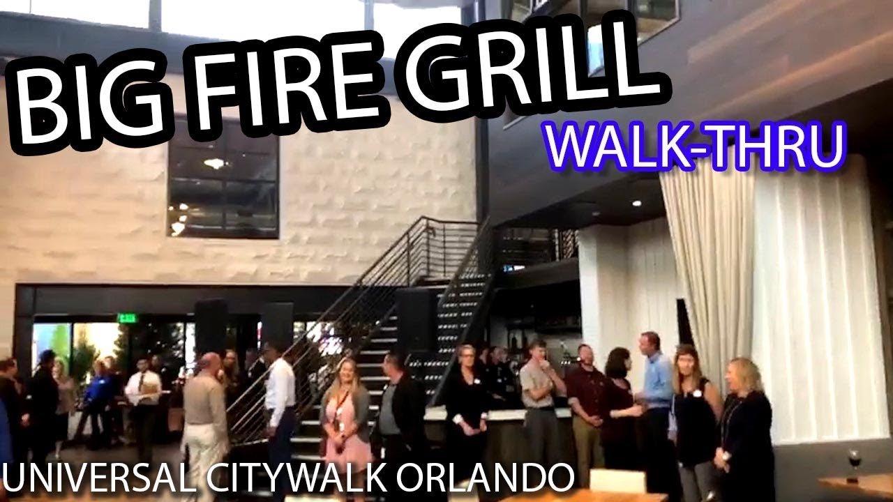 NEW Big Fire Grill First Look & Walkthru at CityWalk Orlando at ...