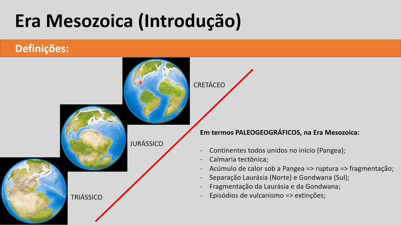 Aula 17 - A Era Mesozoica (Introdução) - YouTube