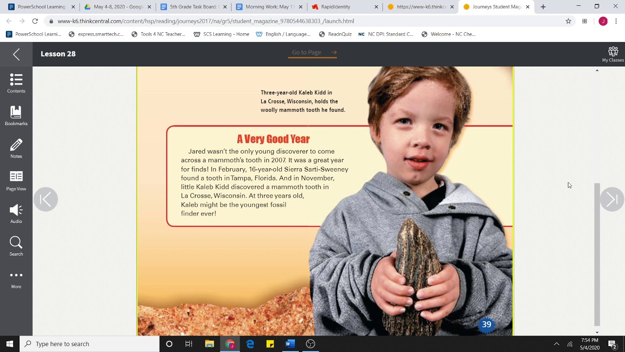 "Fossils: A Peek Into the Past," Mrs. Dowell-Young - YouTube