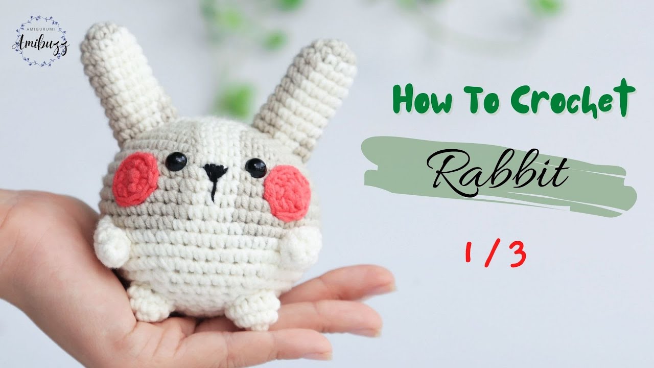 #298 | Rabbit (1/3) | How To Crochet | Amigurumi Tutorial - YouTube