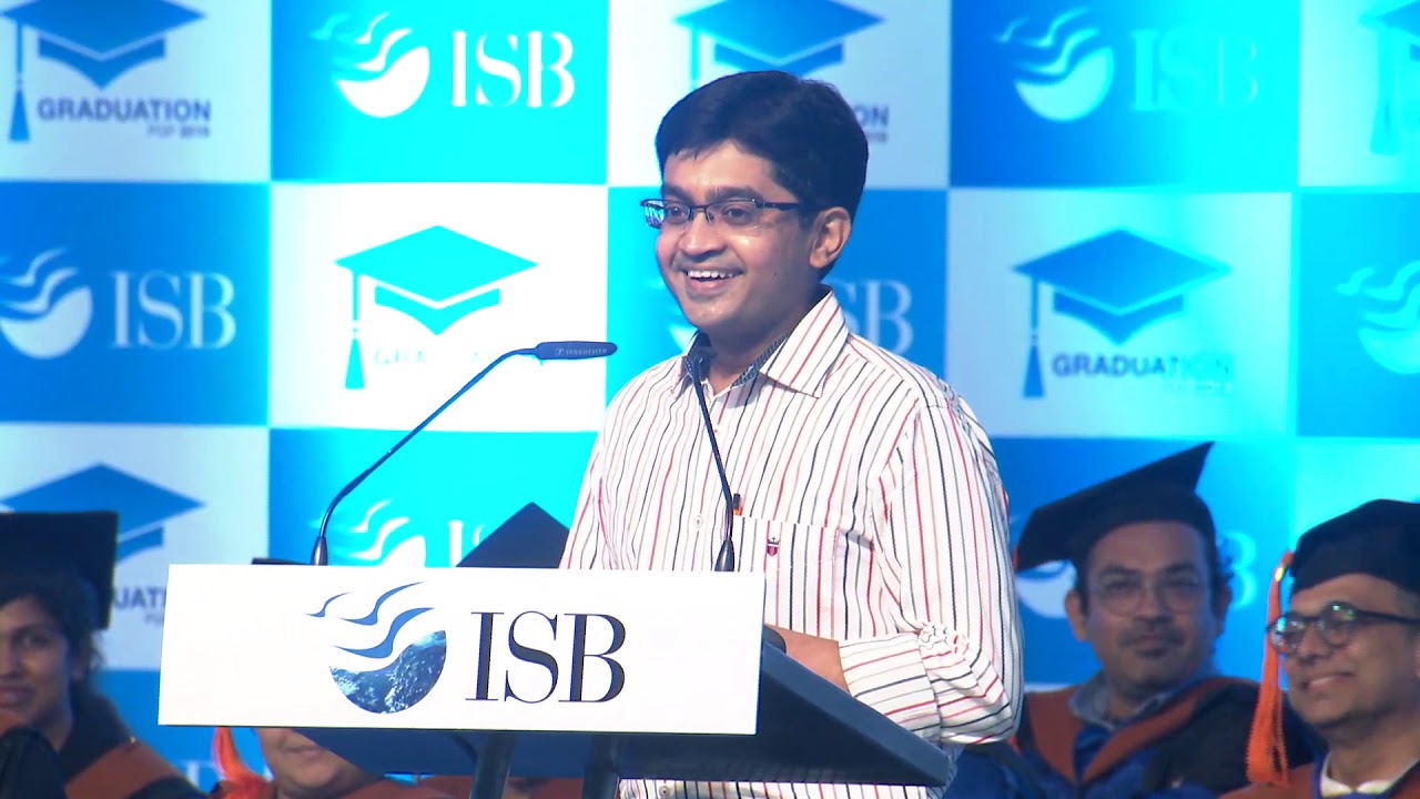 ISB Graduation Day 2019 | PGP 2019 | Prof S Arunachalam awarded ...