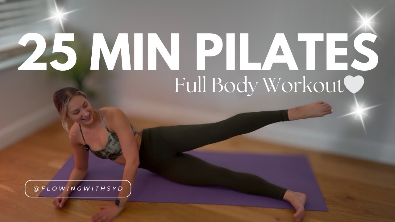 25 Minute Full Body Pilates | Core-Strengthening Mat Workout - YouTube
