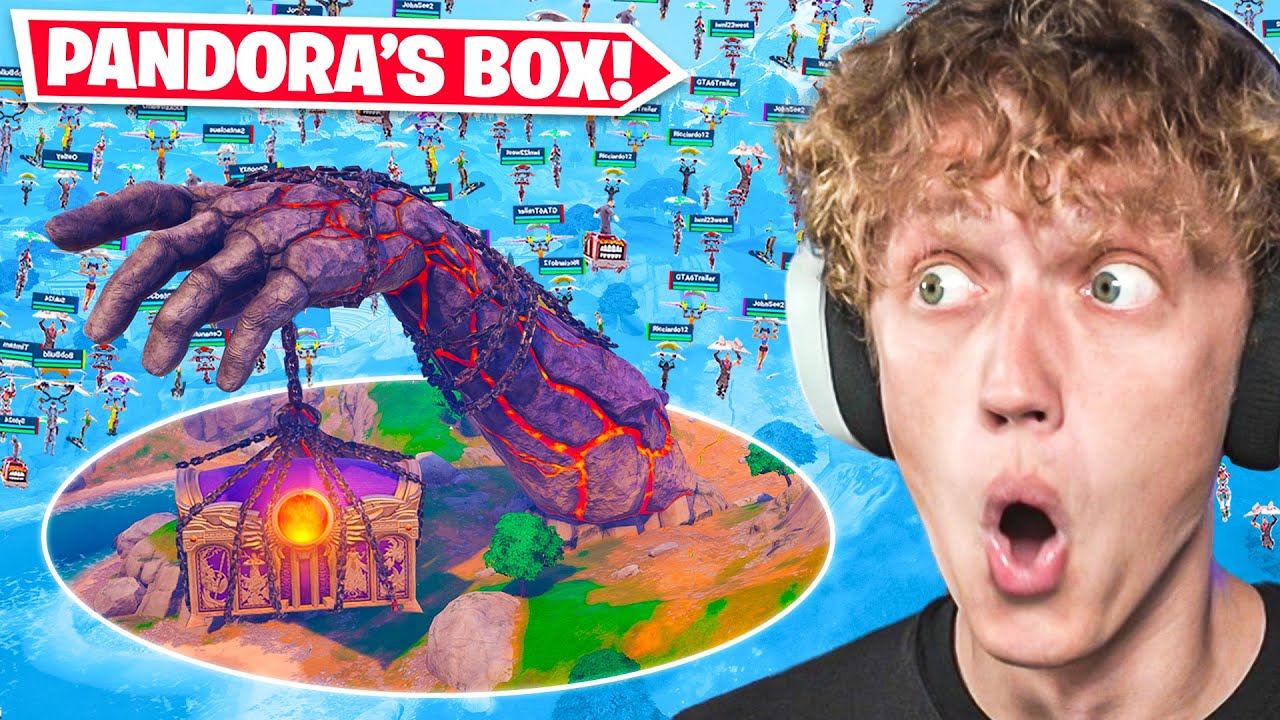 I Got 100 Players To Land At PANDORA'S BOX In Chapter 5 Fortnite (Live ...