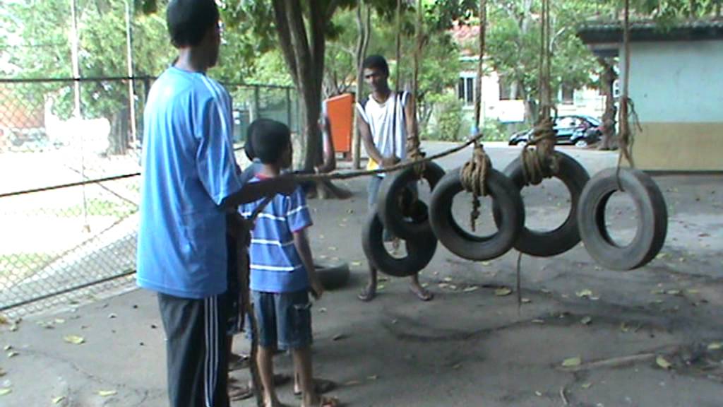 Tyre walk at the grade 6 camp on 3rd March 2012 - YouTube