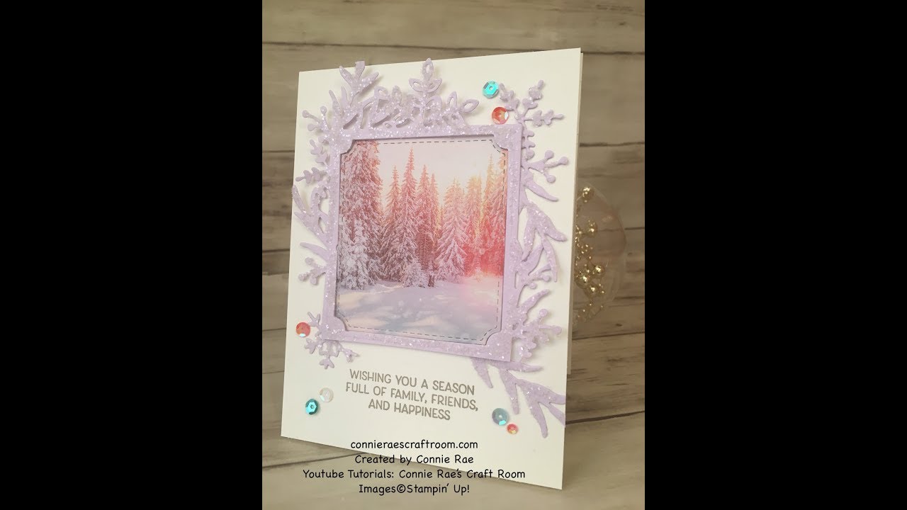 Stampin' Up! with Connie-Rae: Shimmer & Ice Effects - YouTube