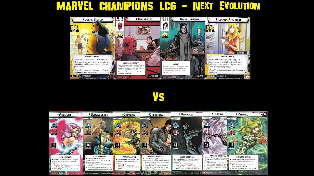 Marvel Champions LCG - Next Evolution - S3E2 - 01 - Morlock Siege - YouTube