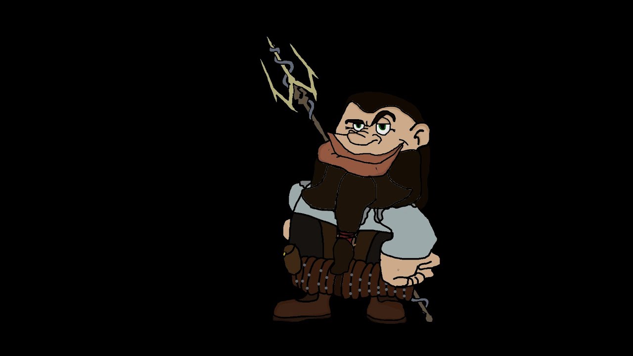 badly drawing my dnd character - YouTube