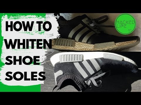 How to whiten shoes soles