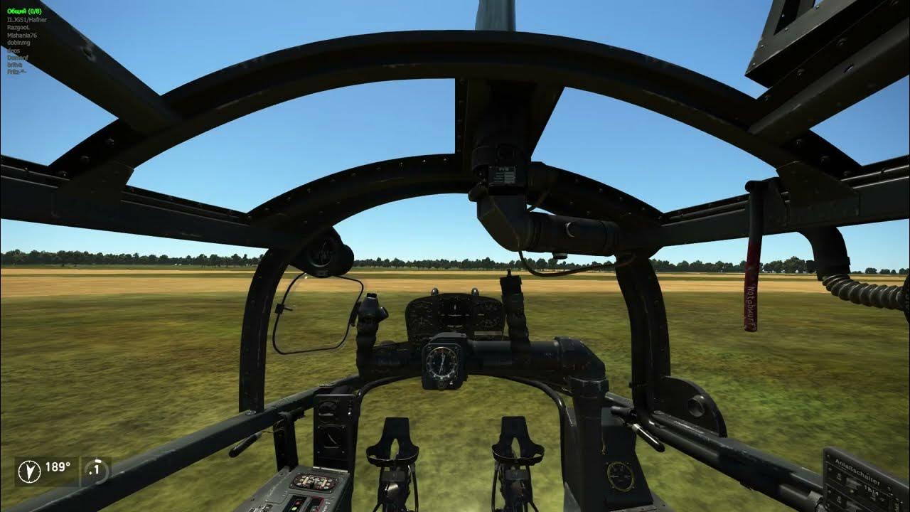 Engine start and takeoff of the Ar-234. - YouTube