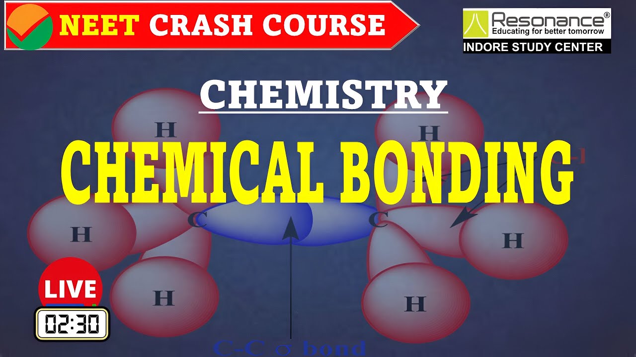 ⚡ LIVE NEET 2025 CRASH COURSE – CLASS 4 | CHEMISTRY: Chemical Bonding ...